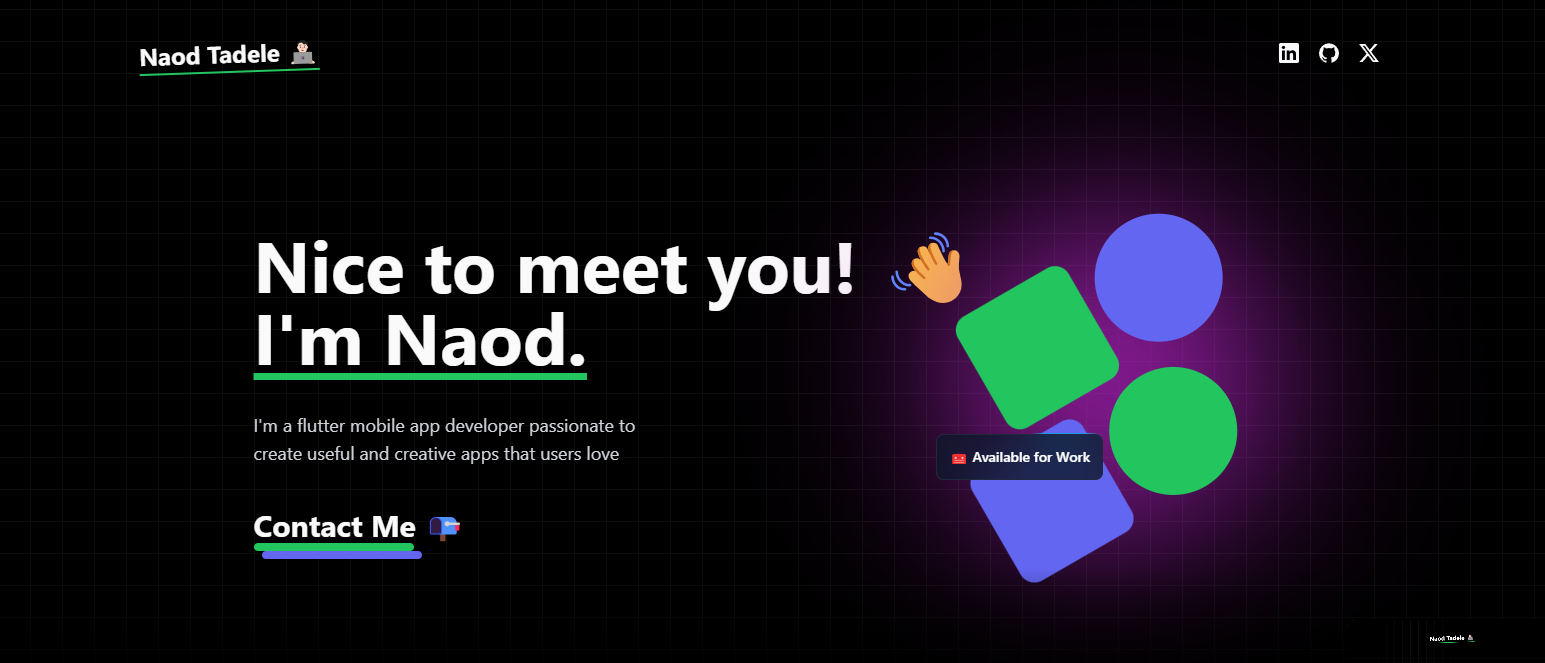 Naod Tadele - Portfolio